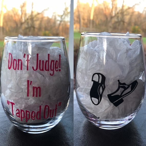 Tap Dancer Wine Tumbler - Etsy