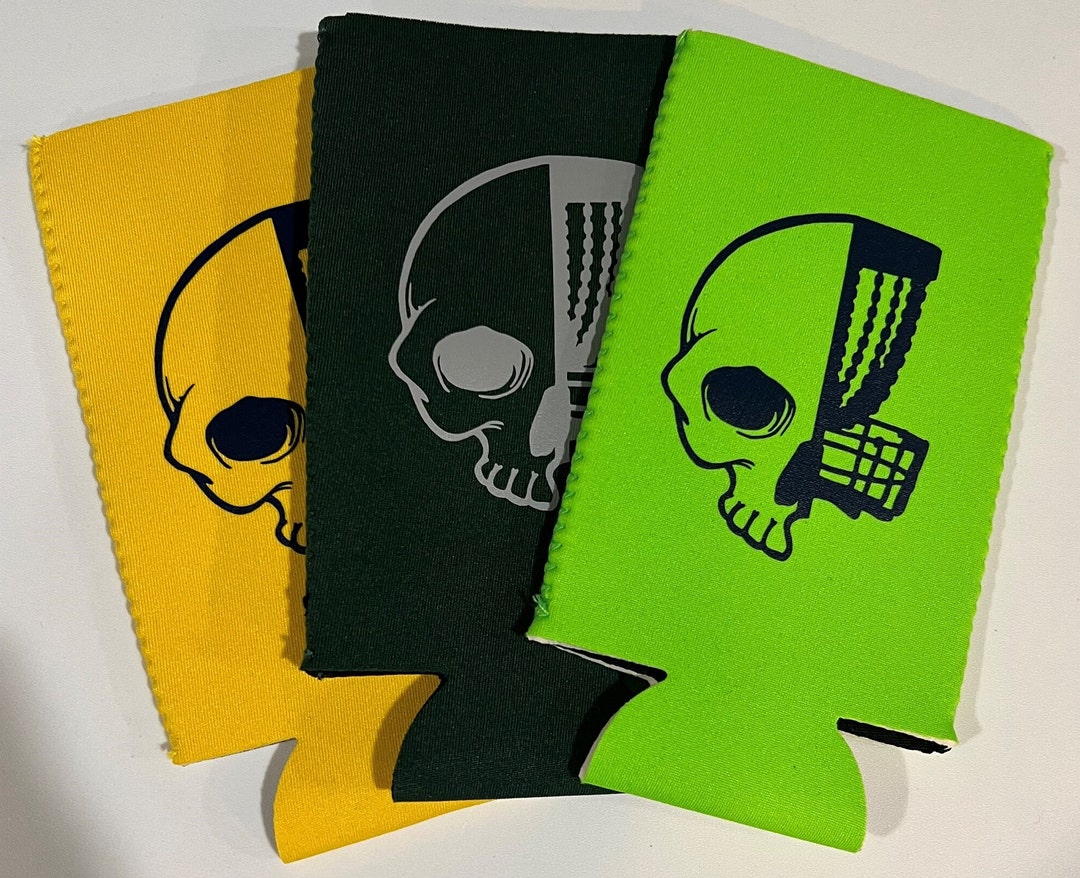 Disc Golf Koozie - Skull/basket Design - Choose Size & Colors - Etsy