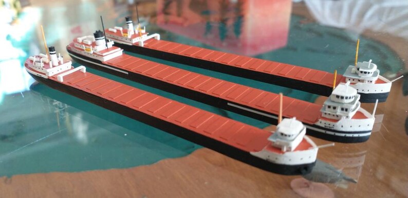 1/1200 or 1/1250 Scale Custom Great Lakes Freighter - Etsy