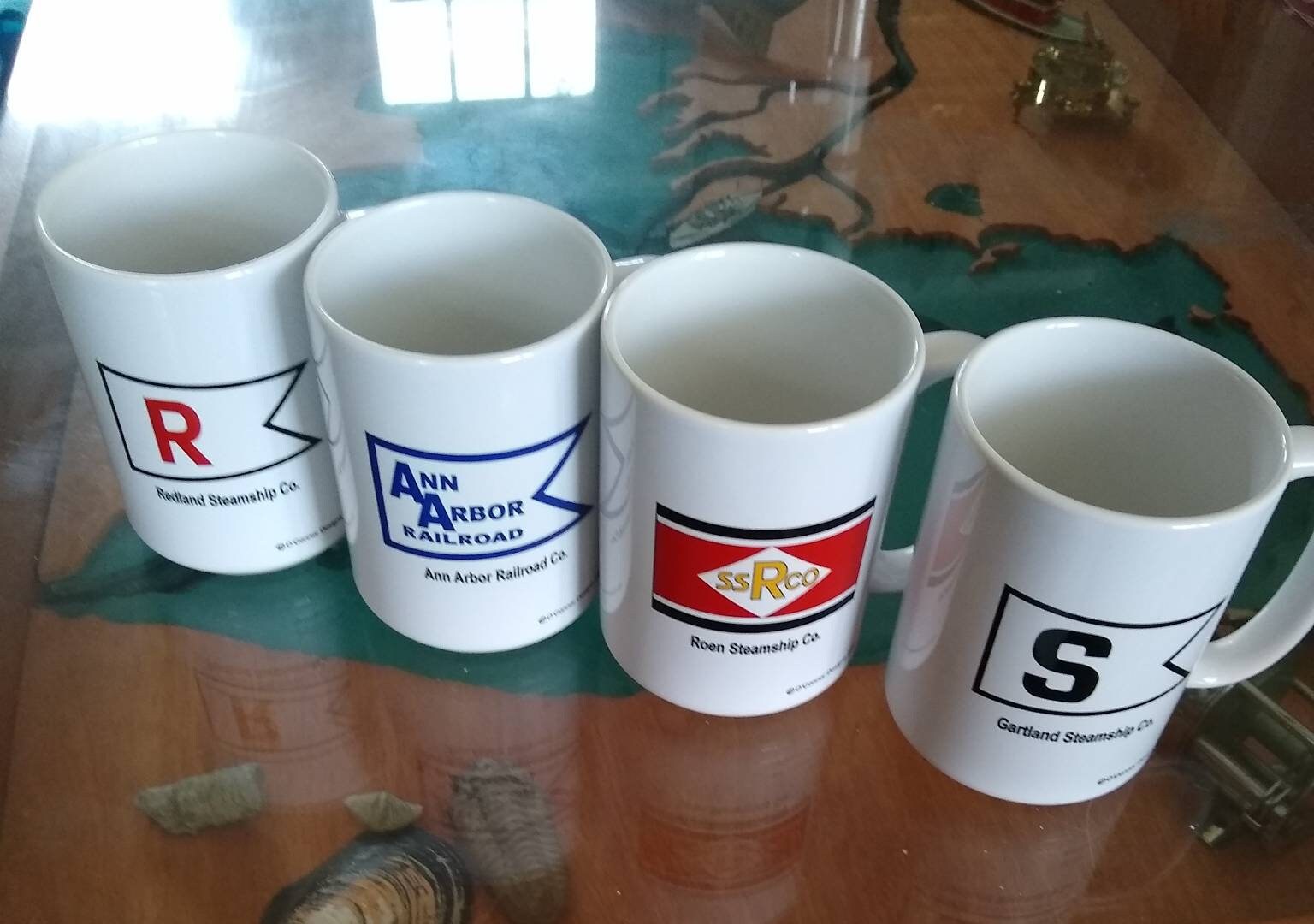 Custom Great Lakes Freighter Fleet Stack and House Flag Mug - Etsy