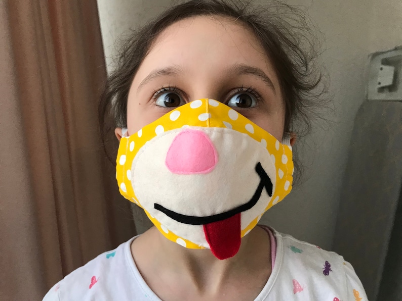 Facemask Sewing Tutorial Cute Face Mask Pattern Mask PDF | Etsy