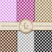 Diagonal Gingham Digital Paper, Rainbow Gingham Fabric Design, Small ...
