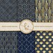 Navy & Gold Foil Art Deco Digital Paper, Geometric Design, Vintage ...