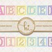 Pastel Rainbow Alphabet Blocks Clipart, Alphabet Clip Art, ABC Letters ...