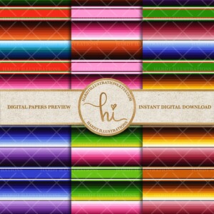 Serape Digital Paper, Mexican Blanket, Woven Fabric Print, Mexico ...