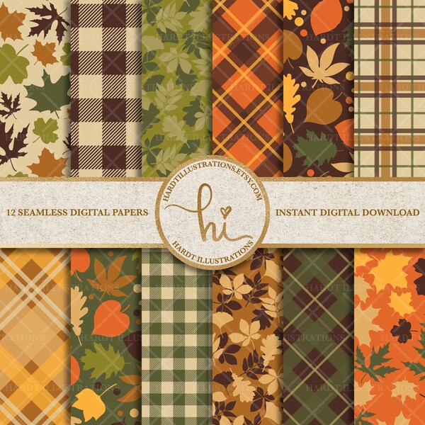 Autumn Digital - Etsy