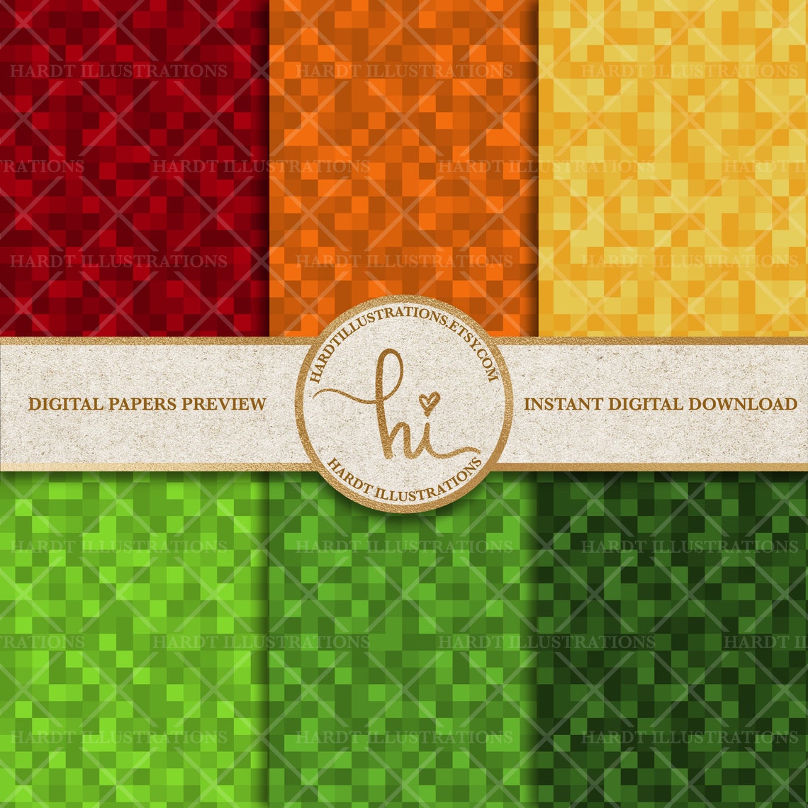 Pixels Digital Paper Small Retro Pixels Pixel Craft Paper - Etsy