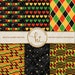 Kwanzaa Digital Paper, Africa Digital Paper, African Kente Cloth ...