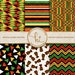 Kwanzaa Digital Paper, Africa Digital Paper, African Kente Cloth ...