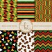 Kwanzaa Digital Paper, Africa Digital Paper, African Kente Cloth ...