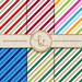 Candy Cane Stripes Digital Paper, Christmas Wallpaper, Peppermint ...