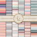 Retro Stripe Digital Paper Neutral Candy Stripes Design - Etsy