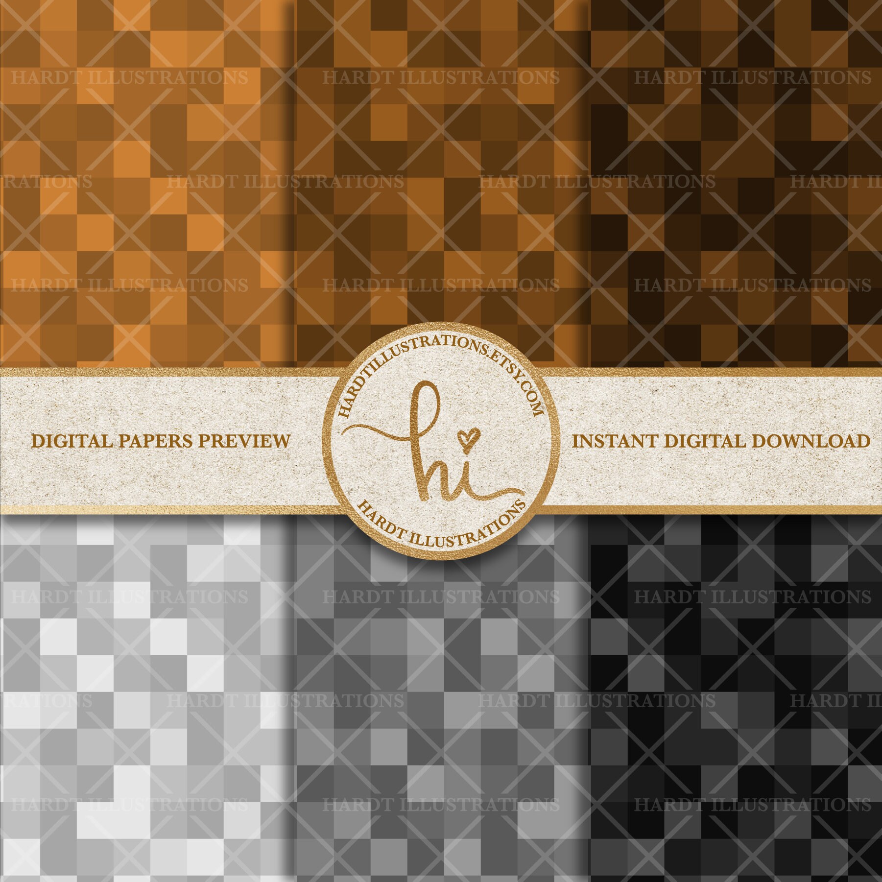 Pixels Digital Paper Big Retro Pixels Pixel Craft Paper | Etsy