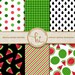 Watermelon Digital Paper Watermelon Patterns Fruit Digital - Etsy