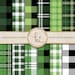 Green Buffalo Plaid Digital Paper Buffalo Check Design Xmas - Etsy