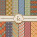 Ancient Egypt Digital Paper Set 3, Antique Egyptian Designs, Colorful ...
