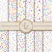 Bright Rainbow Confetti Digital Paper, Confetti Background, Birthday ...