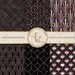 Black & Rose Gold Foil Art Deco Digital Paper, Geometric Design ...