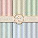 Ticking Stripes Digital Paper, Ticking Fabric Digital Paper, Mattress ...