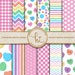 Candy Heart Digital Paper, Valentine Digital Paper, Conversation Hearts ...