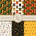 Kwanzaa Digital Paper, Printable African Kente Cloth, Kwanzaa ...