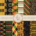 Kwanzaa Digital Paper, Africa Digital Paper, African Kente Cloth ...