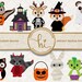 Halloween Woodland Animals Clipart Halloween Clip Art - Etsy