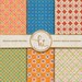 Ancient Egypt Digital Paper Set 1, Antique Egyptian Designs, Colorful ...