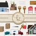 Moving Day Clipart Moving Clipart Real Estate Clipart House - Etsy