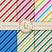 Candy Cane Stripes Digital Paper, Christmas Wallpaper, Peppermint ...