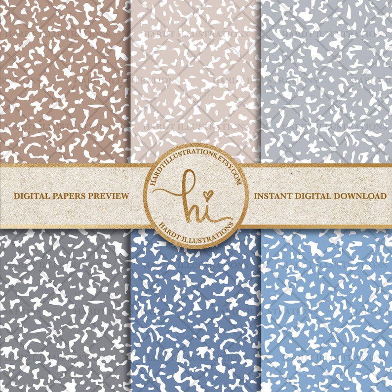 Pastel Composition Notebook Digital Paper Composition Book - Etsy Australia