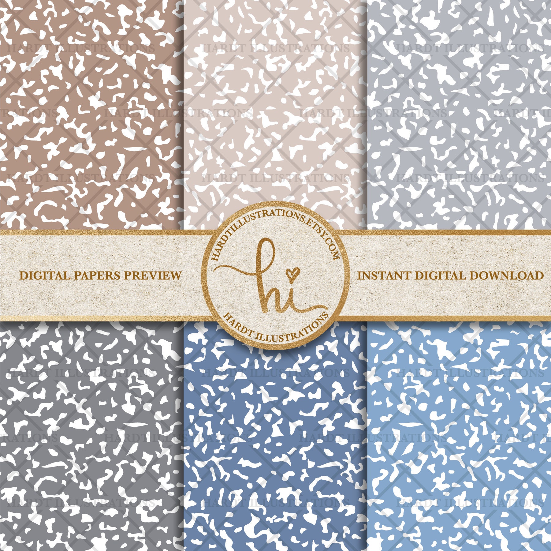 Pastel Composition Notebook Digital Paper Composition Book - Etsy Australia