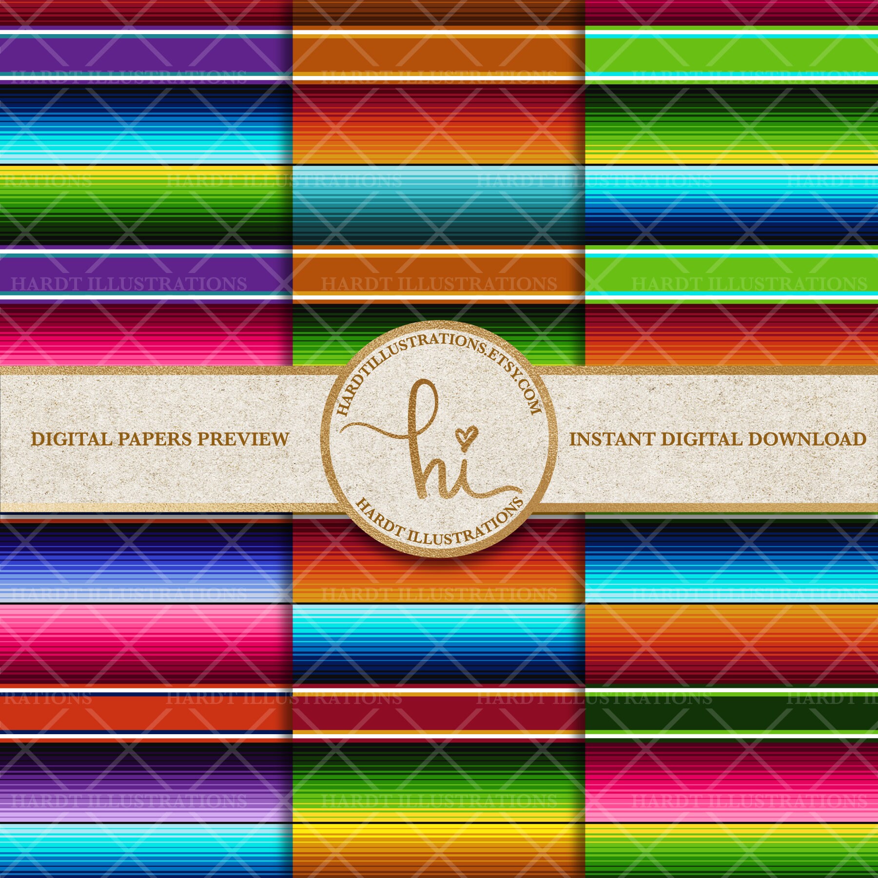Serape Digital Paper Mexican Blanket Woven Fabric Print - Etsy