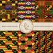 Kente Digital Paper, African Kente Cloth, Woven Fabric Print, Africa ...
