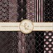 Black & Rose Gold Foil Art Deco Digital Paper, Geometric Design ...