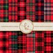 Modern Tartan Digital Paper, Red Plaid Check Pattern, Scottish Clan ...