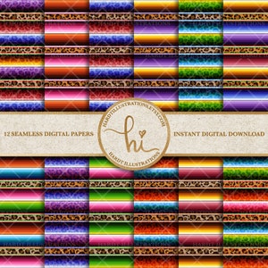 Leopard Serape Digital Paper Mexican Blanket Woven Fabric - Etsy
