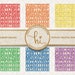 Rainbow Alphabet Blocks Clipart, Alphabet Clip Art, ABC Letters Clipart ...