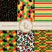 Kwanzaa Digital Paper, Printable African Kente Cloth, Kwanzaa ...