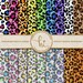 Leopard Print Digital Paper, Leopard Print Design, Retro Animal Print ...