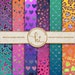 Holographic Hearts Digital Paper Neon Rainbow Digital Paper - Etsy