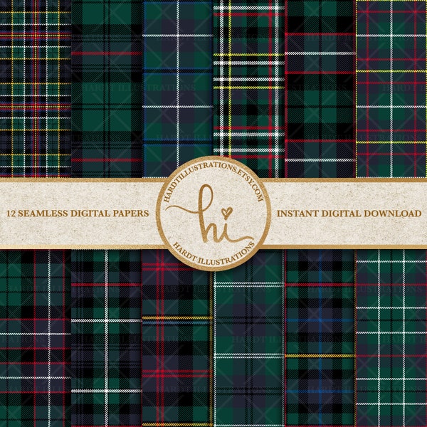 Tartan Paper - Etsy