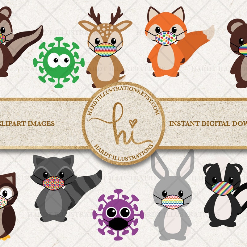 Woodland Animal Mask - Etsy