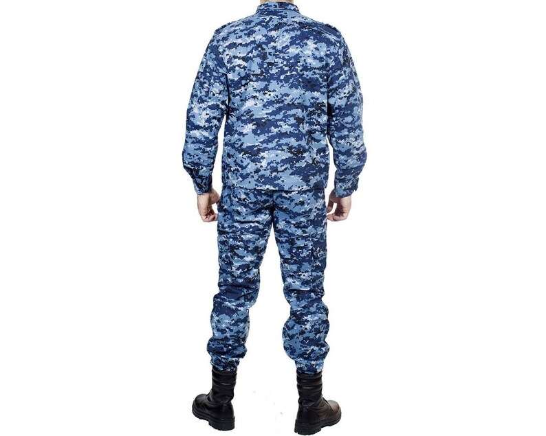 Russian MVD Spetsnaz tactical Blue Digital camo uniform | Etsy