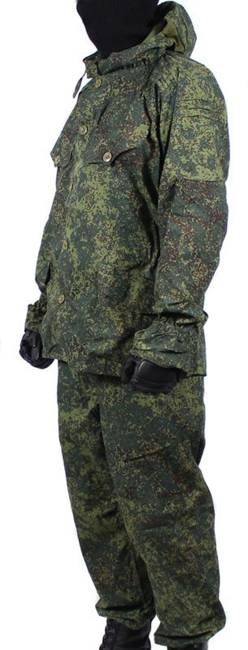 Russian Digital camo suit SUMRAK hooded uniform BDU | Etsy