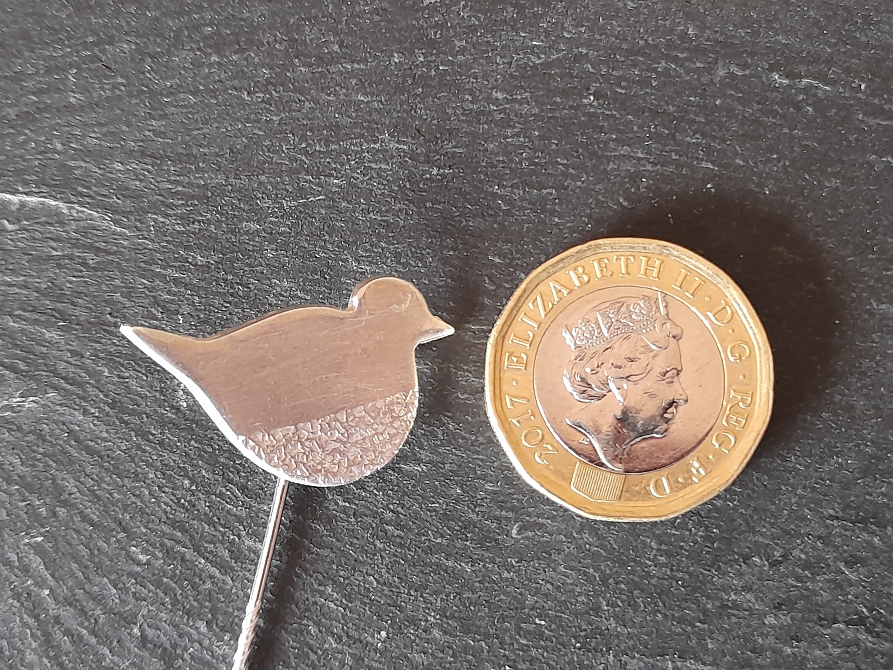 Robin Badge Robin Pin Robin Silver Robin Silver Pin - Etsy España