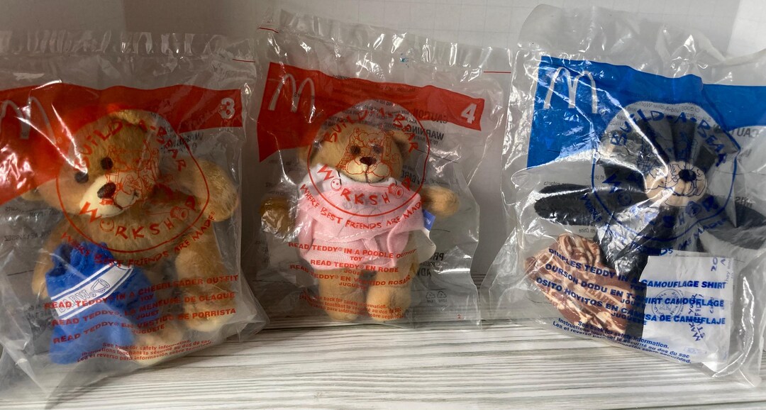 Vintage Toys ~ BUILD A BEAR ~ Mc Donald's Kids Meal Toys ~ NIP - Etsy
