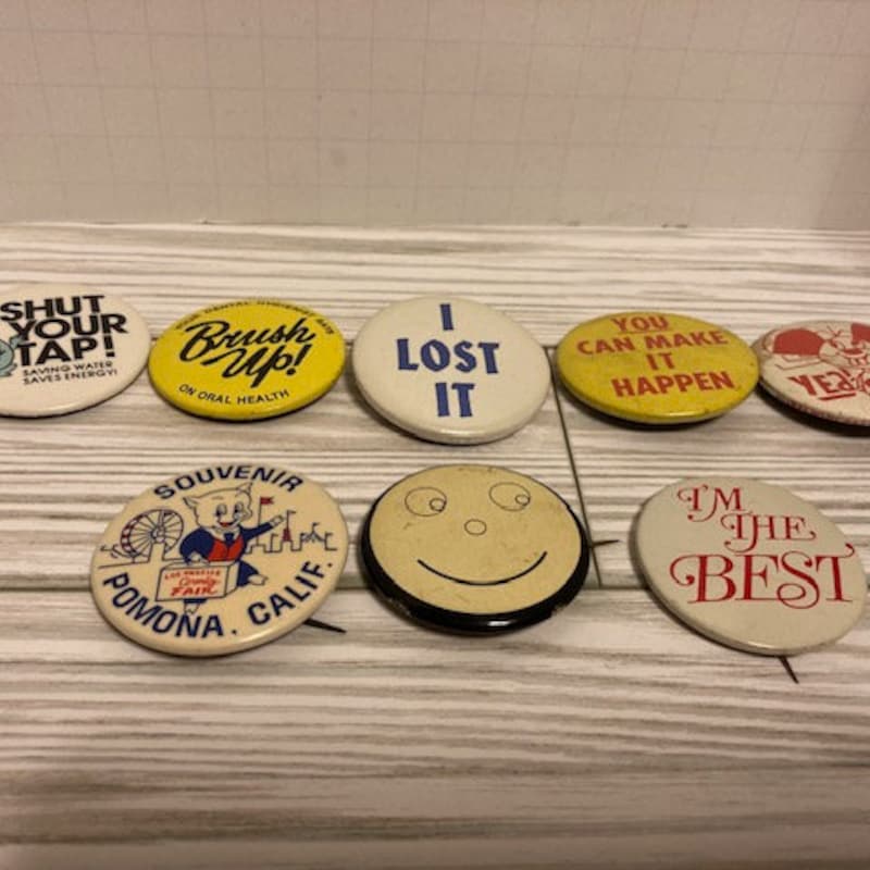 Pin Back Buttons - Etsy