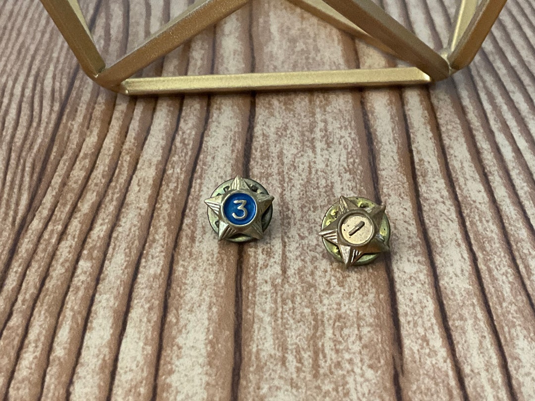Pin - Vintage 1950's Boy Scout Pins - Service Year 1 & 3 - Etsy