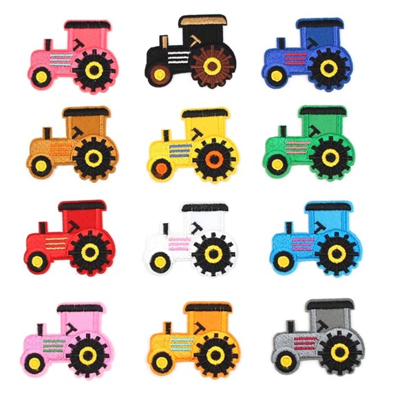 Tractor Applique - Etsy UK